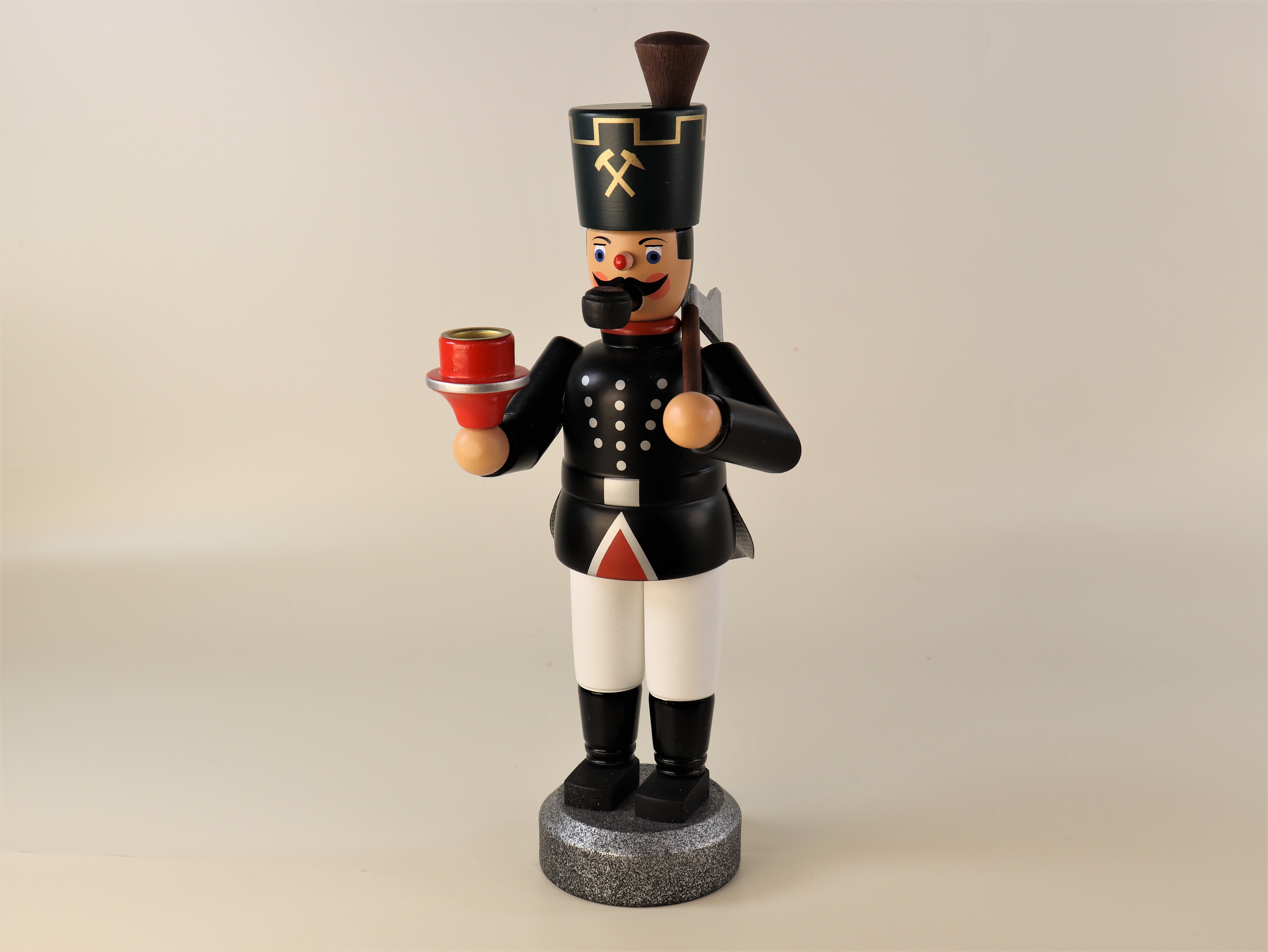 Räuchermann "Bergmann mit Licht und Hacke"